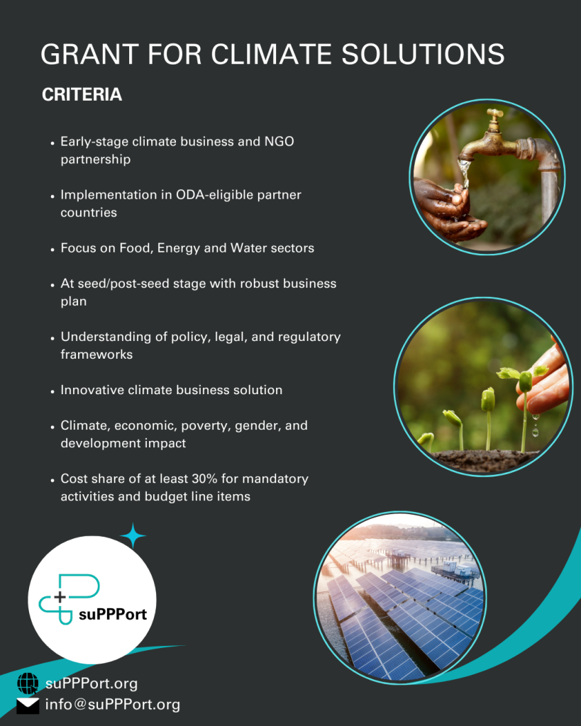 PIONEERING GREEN PARTNERSHIPS - suPPPort Ltd.